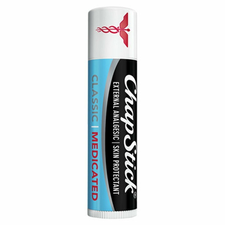 ChapStick Classic Medicated 0.15 oz 12-Stick Refill Pack New Formula ...