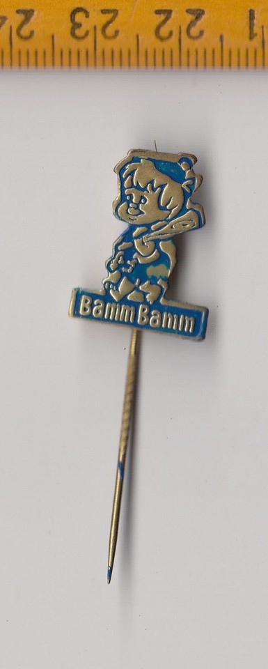 Original Vintage THE FLINTSTONES stick pins 1960s badge Cartoon Comic ...