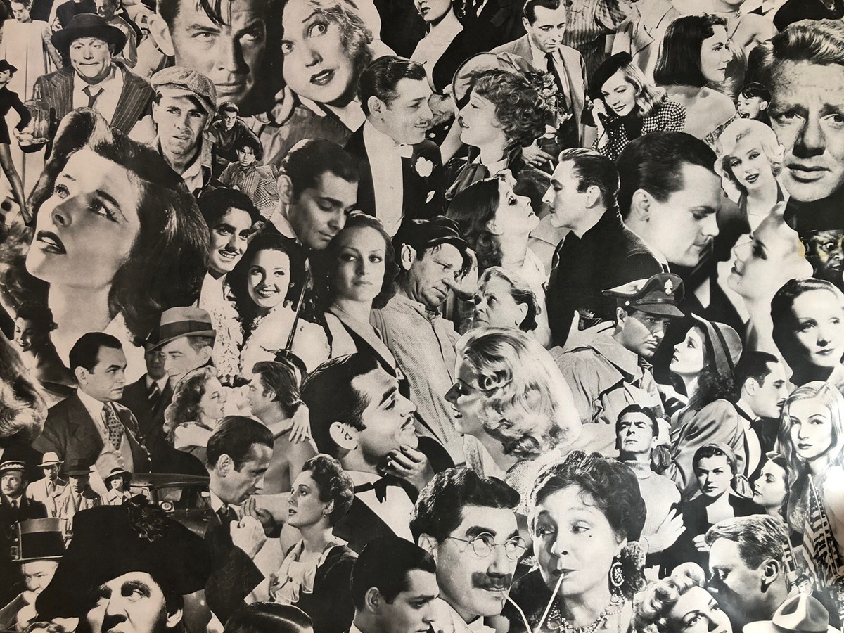 Classic Movie Stars Collage