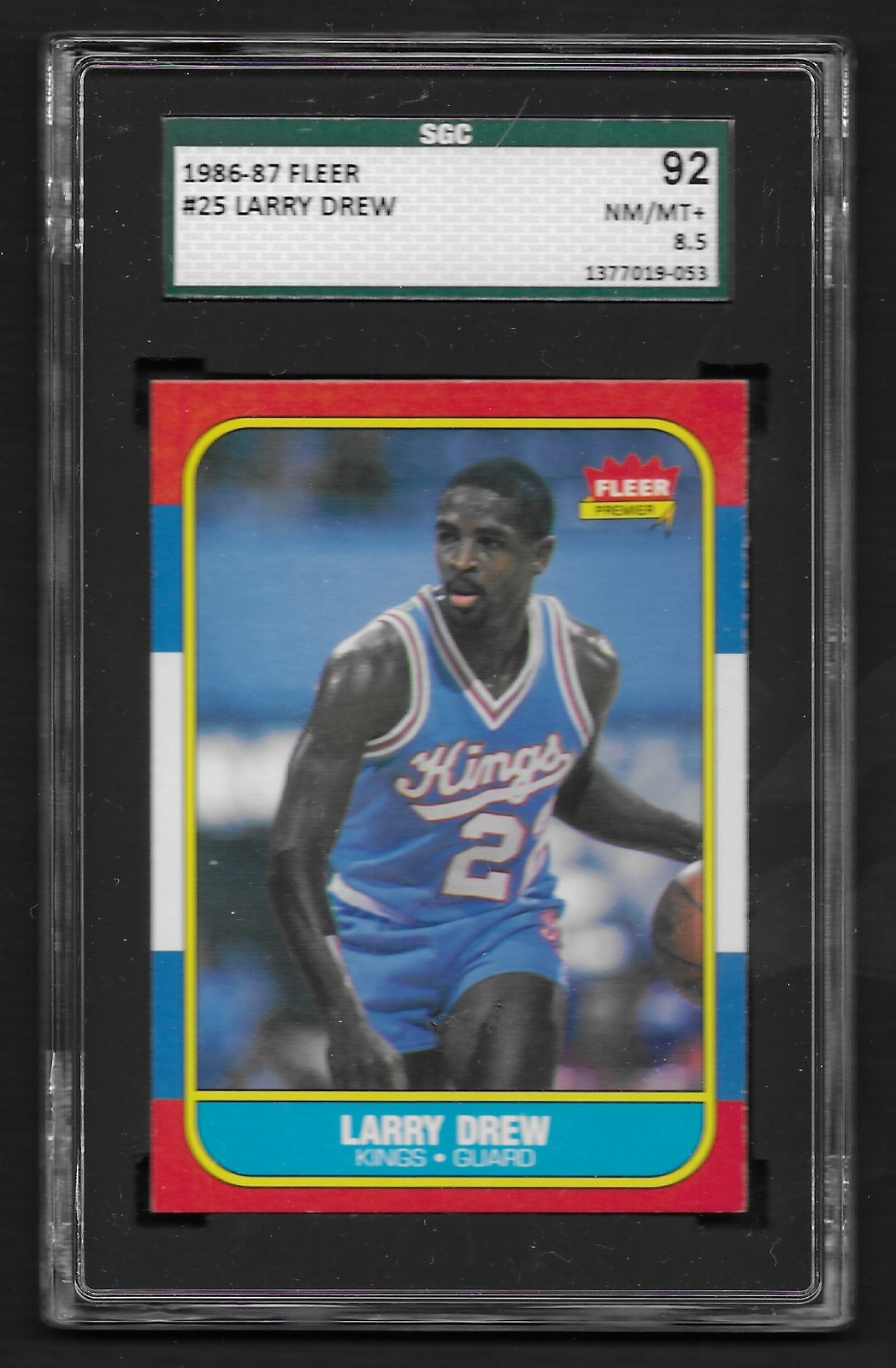 Larry Drew 1986 Fleer #25 SGC 8.5 | eBay