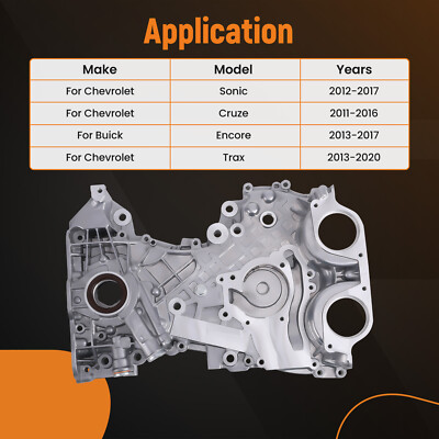 Timing Cover For Chevrolet Sonic Cruze 2011-2017 25199424 55562788 ...