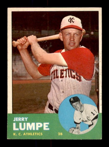 1963 Topps #256 Jerry Lumpe EX/EX+ Athletics 231953 | eBay