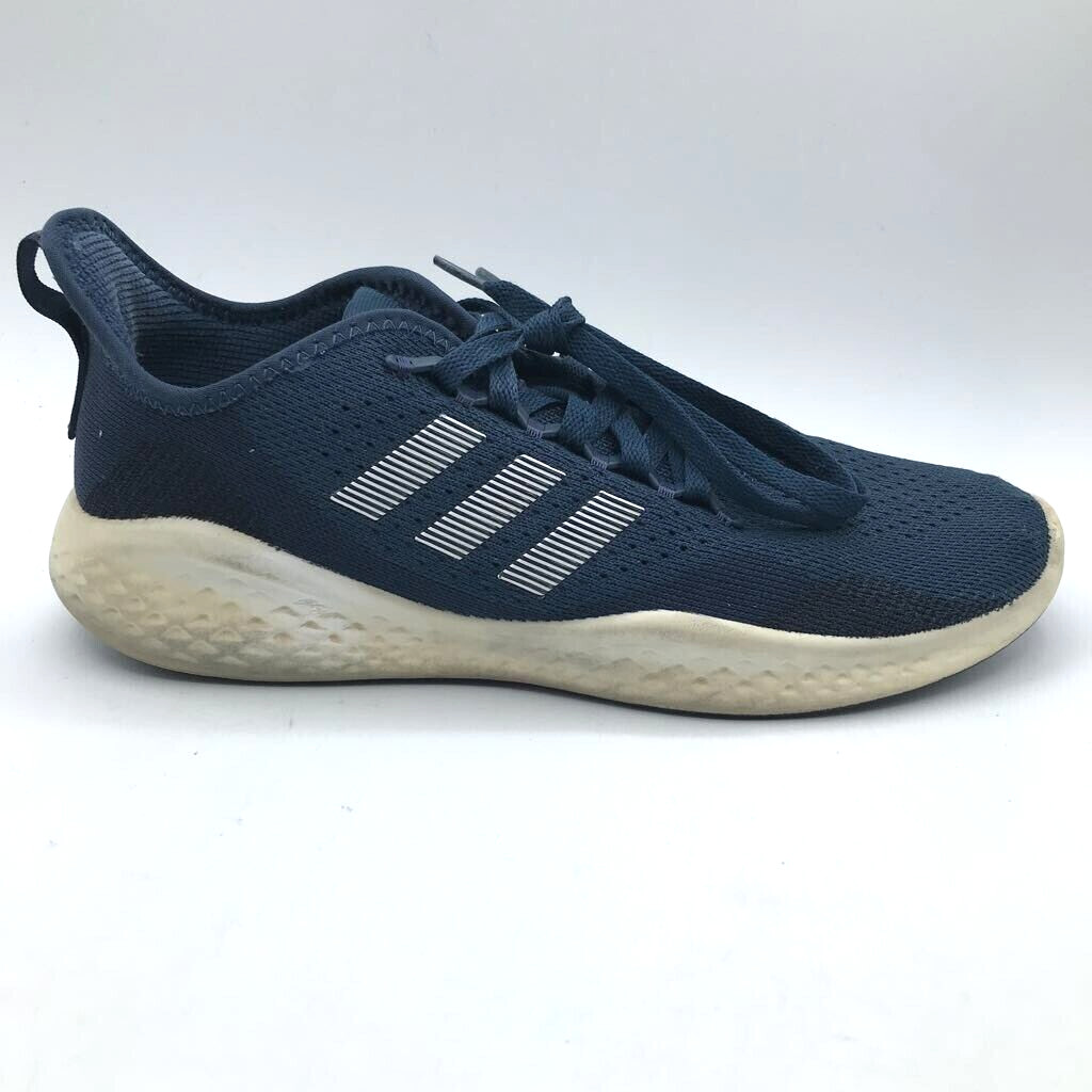 Adidas Mens Fluidflow 2.0 Running Shoes Blue White FZ… - Gem