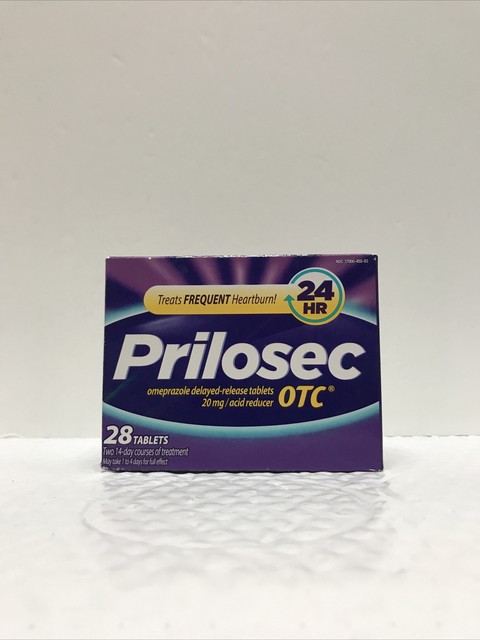 Prilosec OTC Omeprazole Heartburn-Relief and Acid Reducer Tablet - 28 ...