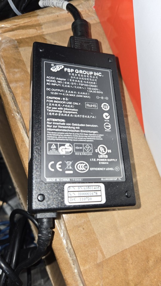 Genuine FSP AC Adapter FSP050-DBAB1 1AD101C Switching Power Supply 12V ...