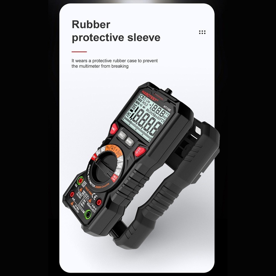 Multimeters K Type Thermocouple LED Flashlight Lighting Multimeter ...