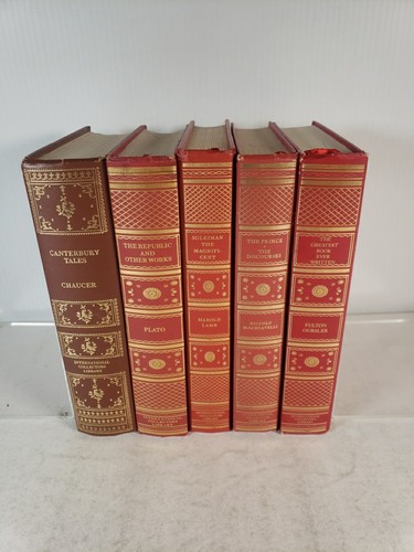 International Collectors Library (5 Book Lot) Suleiman, Plato ...