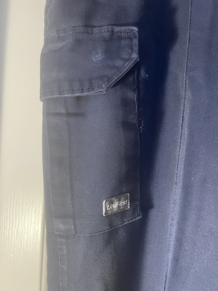 Men's Blue Softwill By Unifirst Work Pants 36"x30 | eBay