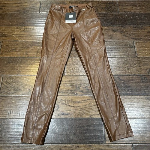Marc New York Andrew Marc Cognac Bodycon Leather pants NWT Size XS | eBay