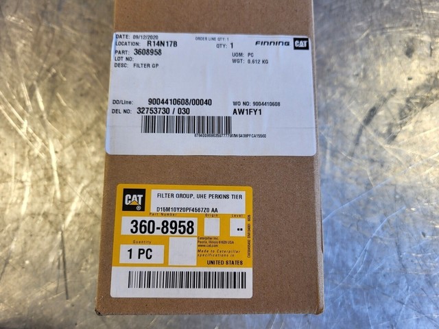 Genuine CAT Fuel Filter 3608960 OEM Caterpillar 360-8960 for sale ...
