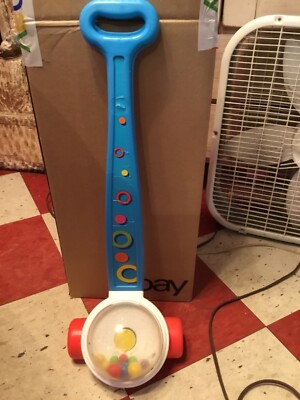 Fisher Price Ball Popper Rolling Push Toy | eBay