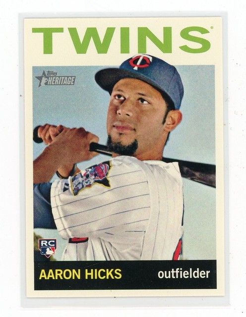 2013 Topps Heritage - High Number #H514 Aaron Hicks (RC) for sale ...