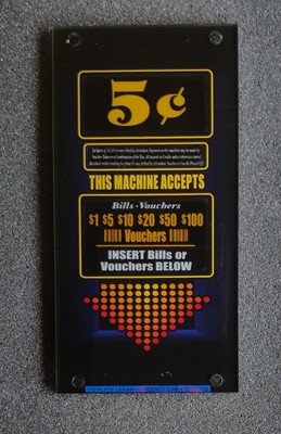 Atronic Cashline Slot Machine BV Side Plexi Glass | eBay