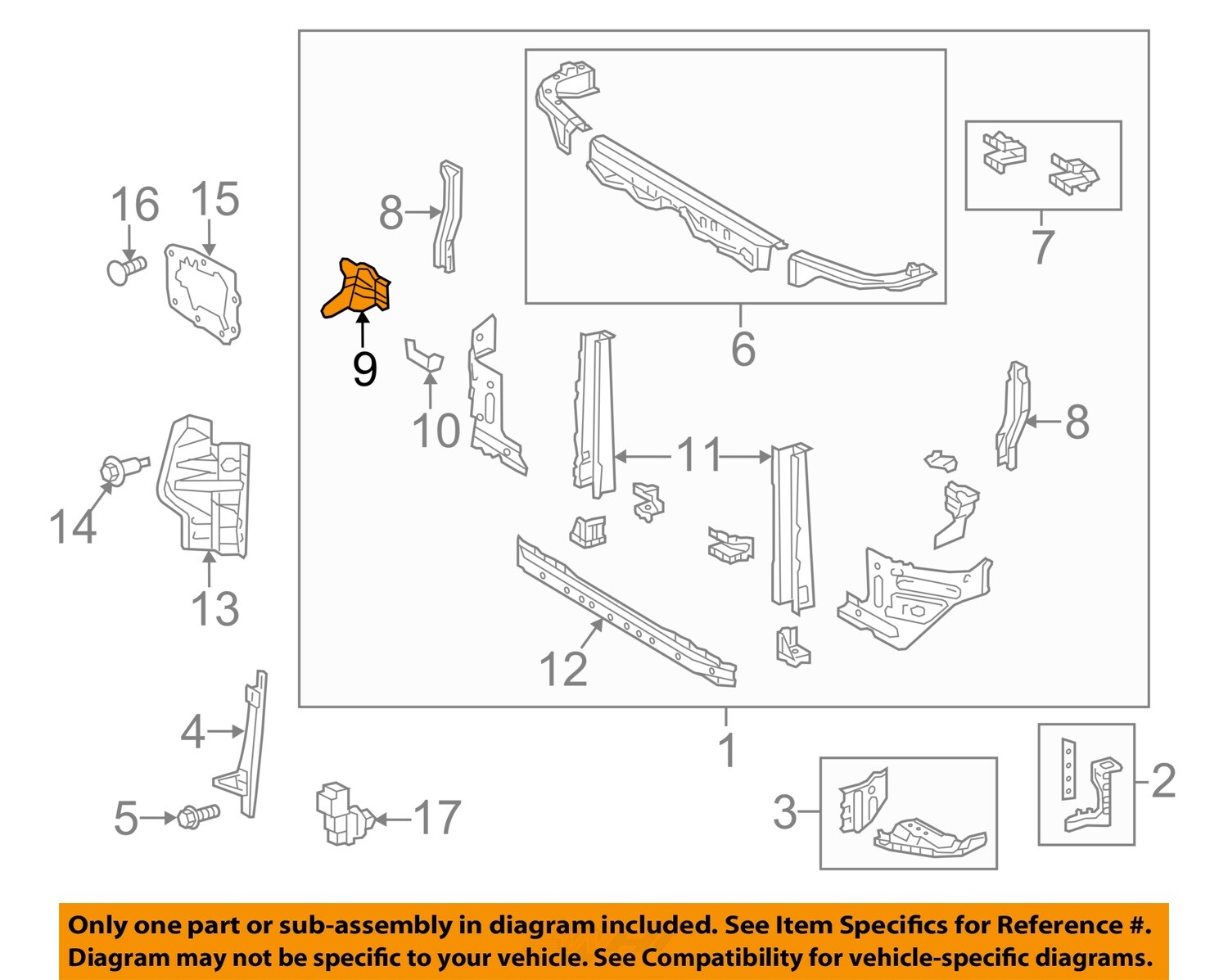 Toyota OEM 14-15 Tundra Radiator Support-support Bracket Right ...