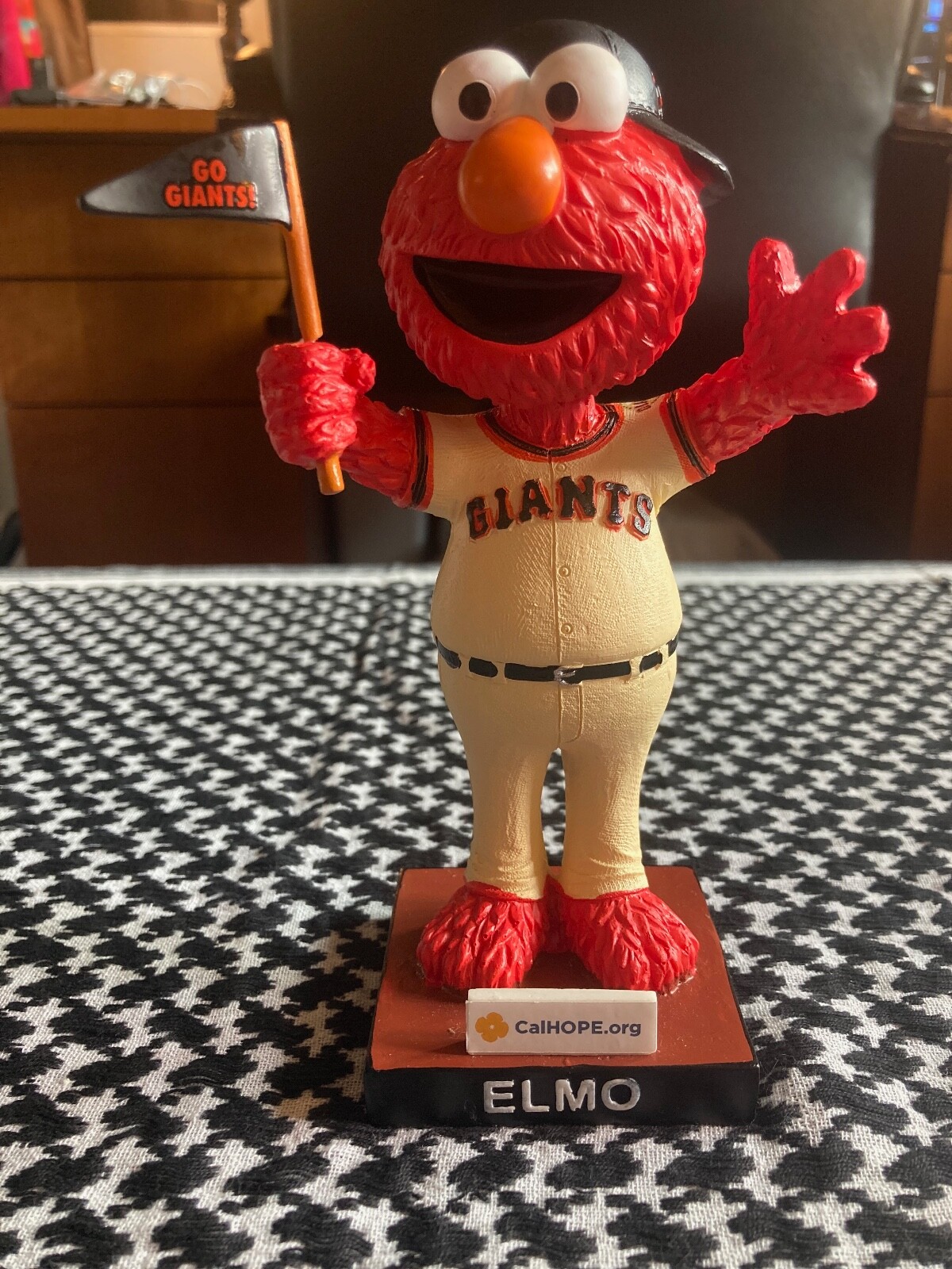 San Francisco Giants Elmo Bobblehead, SF Giants, MLB, Sesame Street ...