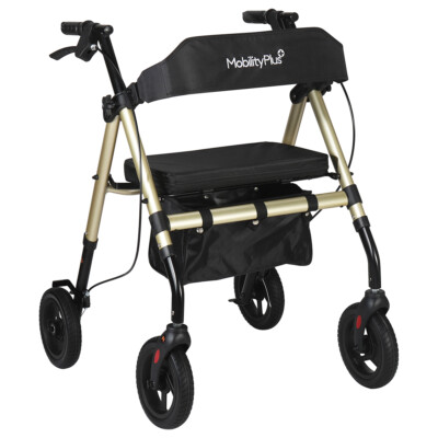 NEW MobilityPlus+ Strider Rollator Ultra-Light Folding Mobility Walker ...