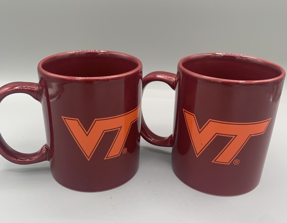 Set Of Two Virginia Tech Coffee/Tea Basketball Mugs | eBay
