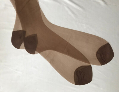 Tall Girl RHT Vintage Stockings sz 11 XL French Coffee 3 prs | eBay