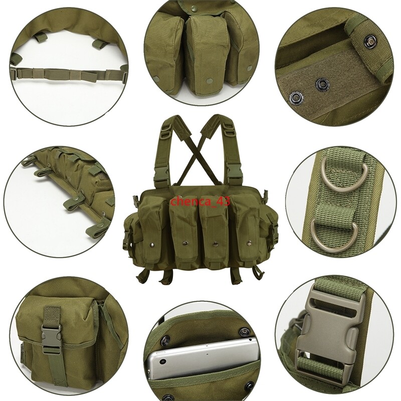 IN US!!! 6b13 AK Chest Rig Armor Hanging Tactical Ches Rig Vest with ...