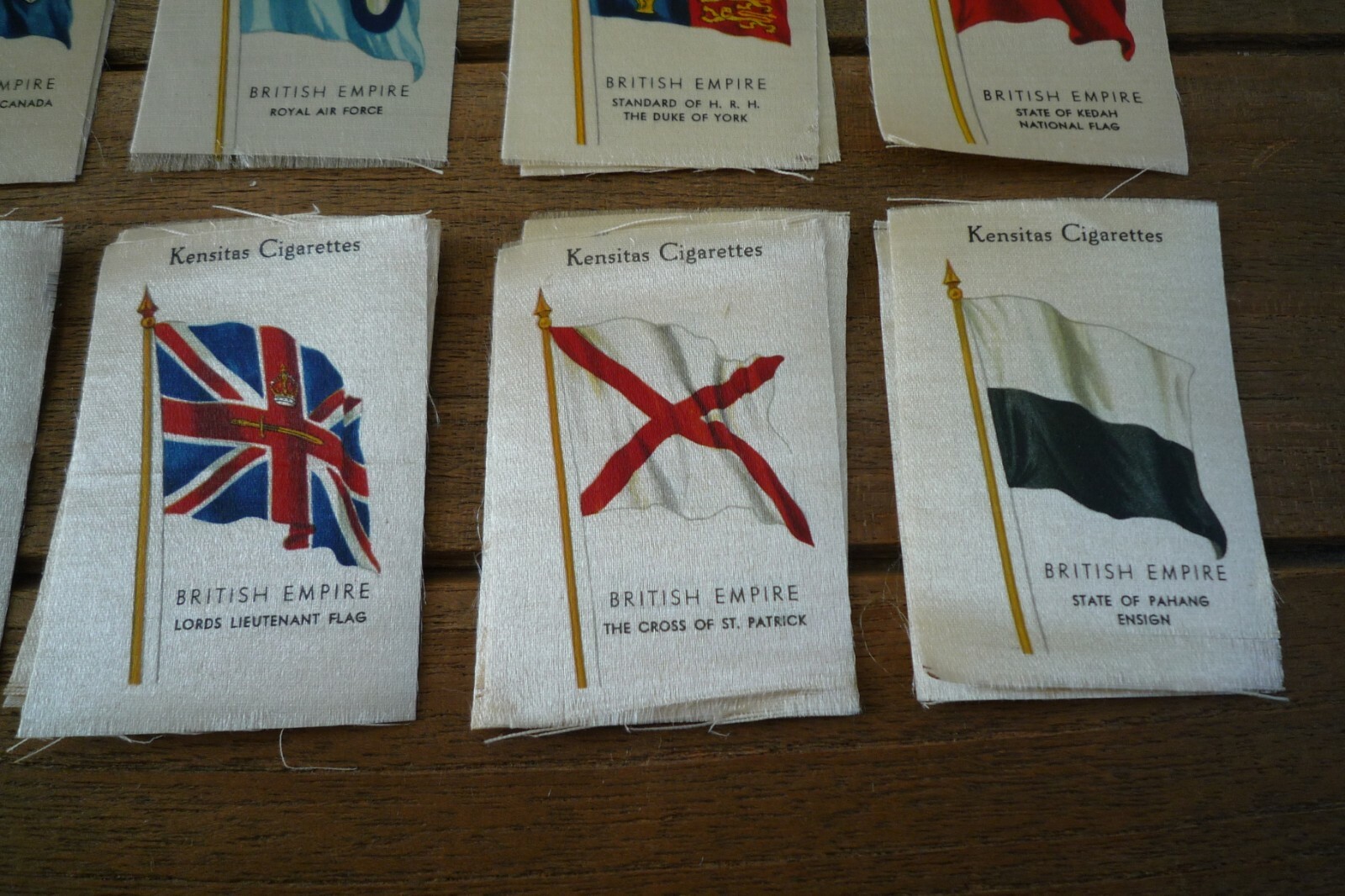Kensitas/J Wix - British Empire Flags Silks - 1933 - VGC! Pick The Silk ...