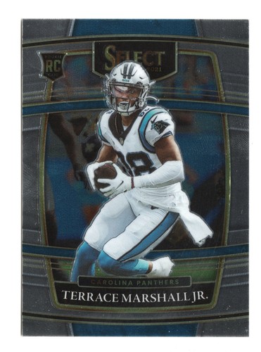 2021 Panini Select 62 Terrace Marshall Jr. RC Rookie Carolina Panthers ...
