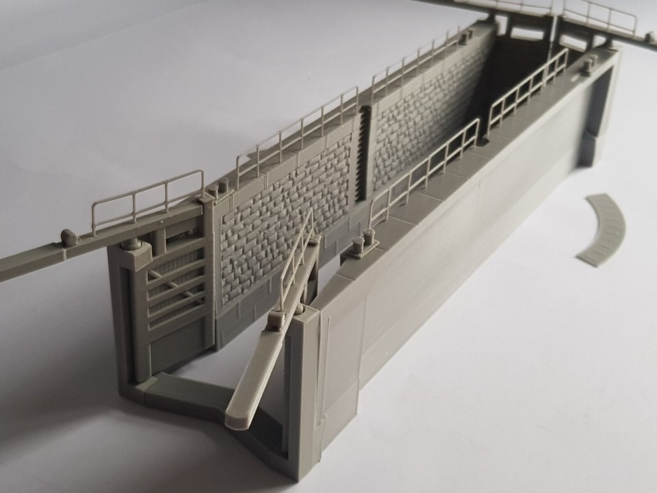 Canal Lock kit 1.76 OO Gauge Model Railway Miniature Scenery | eBay UK