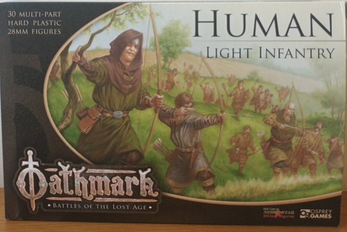 Oathmark - Human Light Infantry - 30 X 28mm Figures | eBay