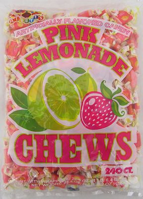 Albert's Pink Lemonade Chews 240 Count Candy Bulk Candies Taffy Taffies ...