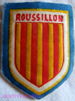 BG5859 - PATCH ECUSSON TISSU BLASON PROVINCE DU ROUSSILLON | eBay