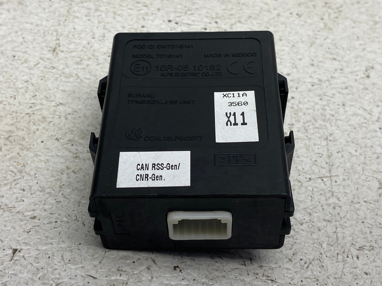 2019-2022 Subaru Ascent TPMS & Keyless Unit Control Module | 10R0510182 ...