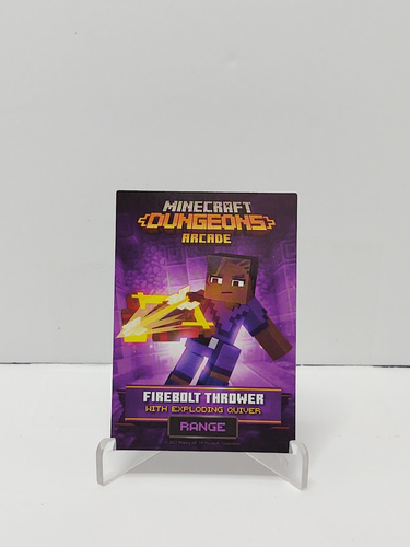 Minecraft Dungeons Arcade Cards Series 1 (Foil + Non-Foil) Raw Thrills ...
