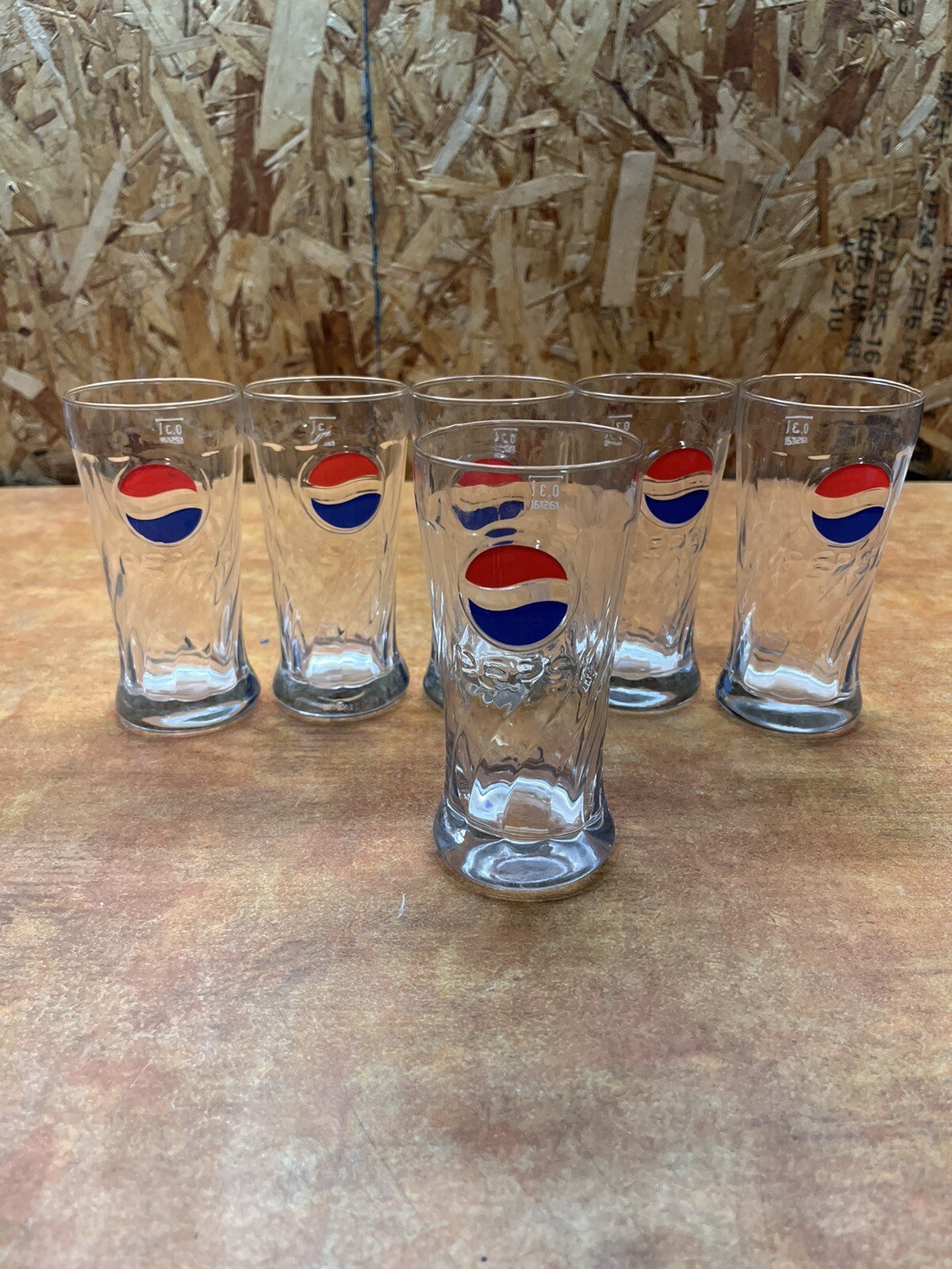 Vintage Pepsi Swirl 6” Rastal Glasses 0.3, 2003 Lot Of 6 | eBay