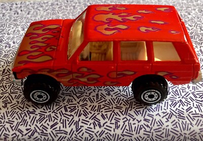 🏁 HOT WHEELS Vintage 1989 RED RANGE ROVER W/FLAMES 🏁 | eBay