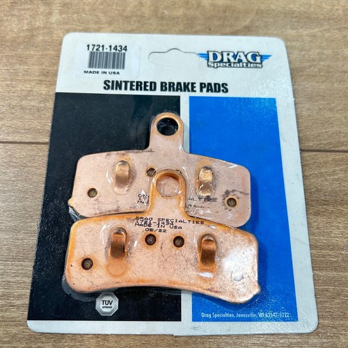 NEW DRAG SPECIALTIES SINTERED FRONT BRAKE PADS / 1721-1434 / HARLEY ...
