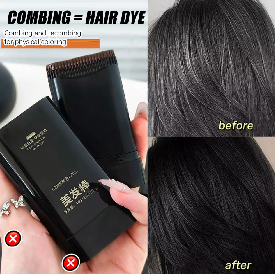 Hair Dye Comb Hairdressing Stick Wand Dye Tool Sweat-Proof Touchup ...