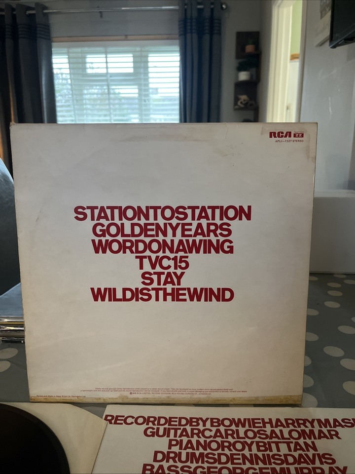 David Bowie - Station To Station LP - RCA Victor UK VG/VG+ Nice Copy ...