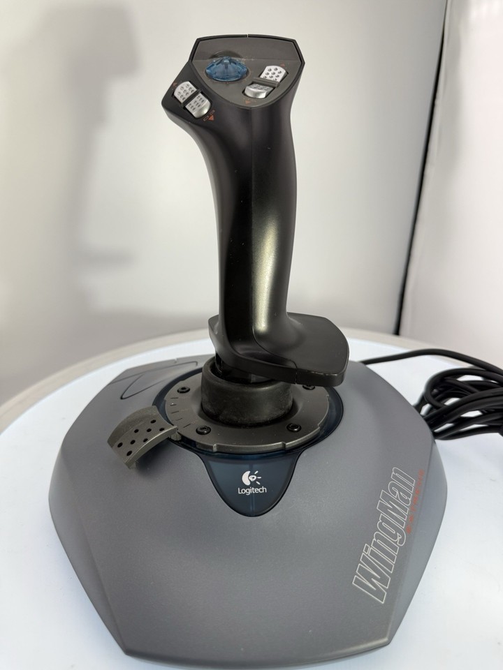 Logitech Wingman Extreme Digital 3D Video Game Flight Controller J-ZA10 ...