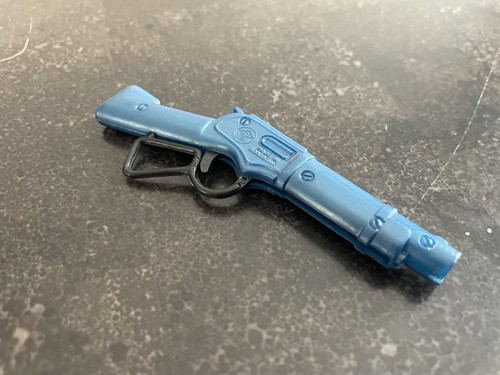 Mini Rifle Blue Plastic Miniature Toy Lever Action Gun Ty Vintage 1960 ...