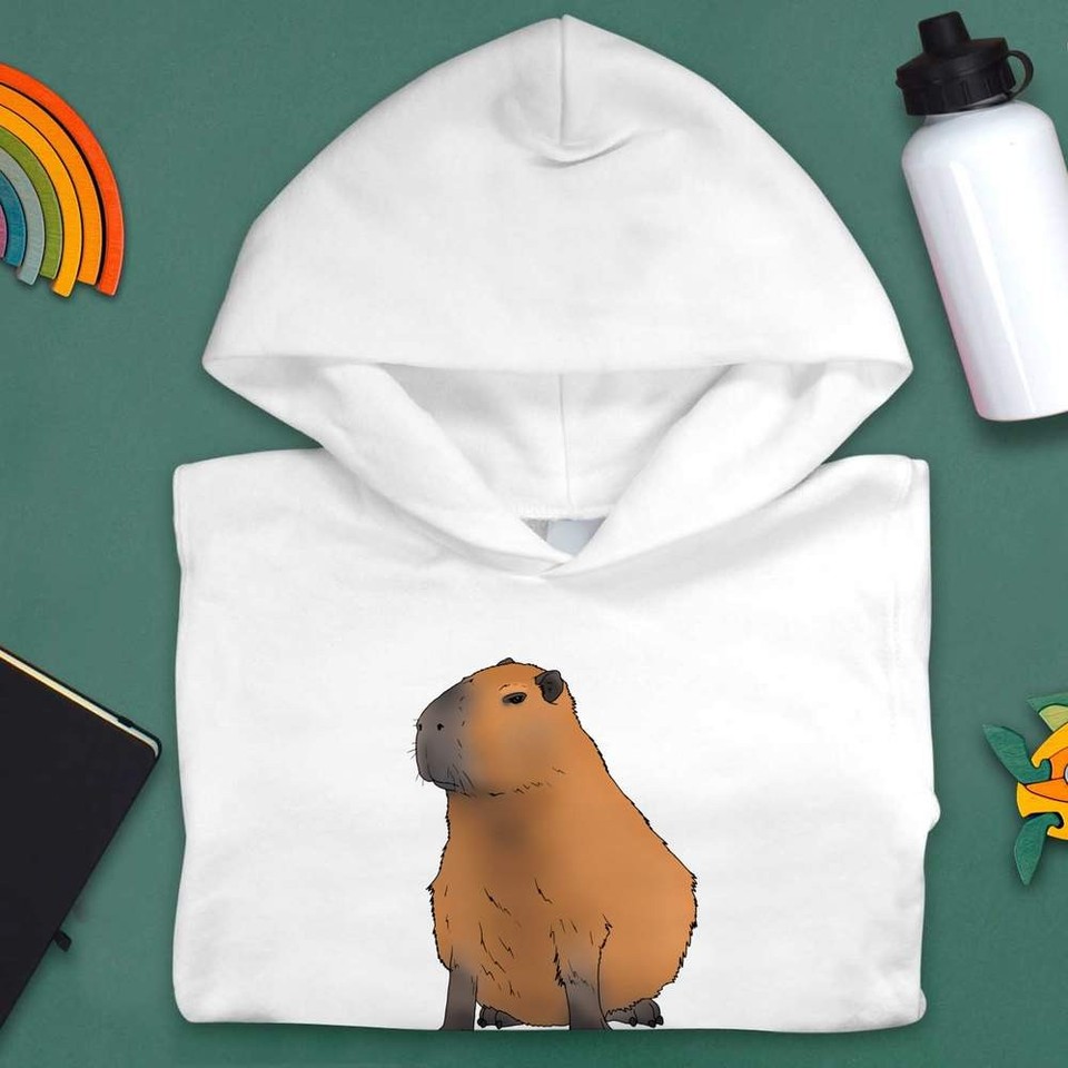 'Grumpy Capybara' Children's Hoodie / Hooded Sweater (KO054571) | eBay
