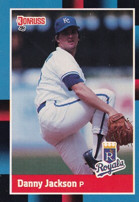 1988 Donruss #132 Danny Jackson Kansas City Royals + (Yes 3 Free ...