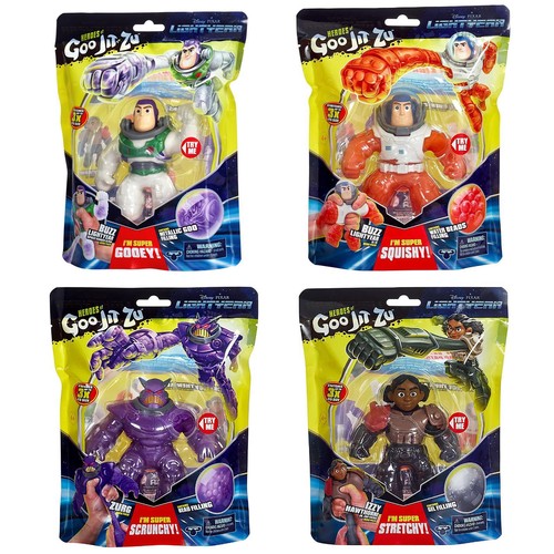 Goo Jit Zu Stretchy Action Figure Buzz Lightyear Squishy Gooey Hero ...
