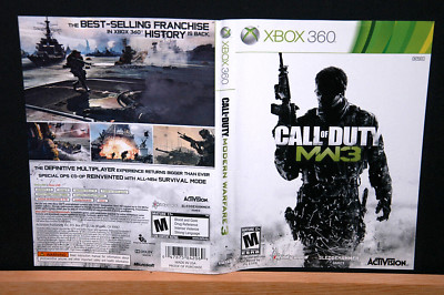 CALL OF DUTY MW3 Cover Only (Microsoft XBOX 360) NO GAME Authentic | eBay