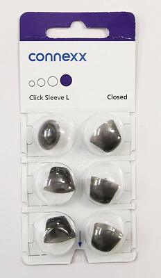 Siemens Signia Connexx Hearing Aid Click Sleeve Domes Tips Silk Large ...