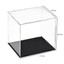 Acrylic Clear Cube Perspex Display Box Case 20.5cm Big Collectables ...