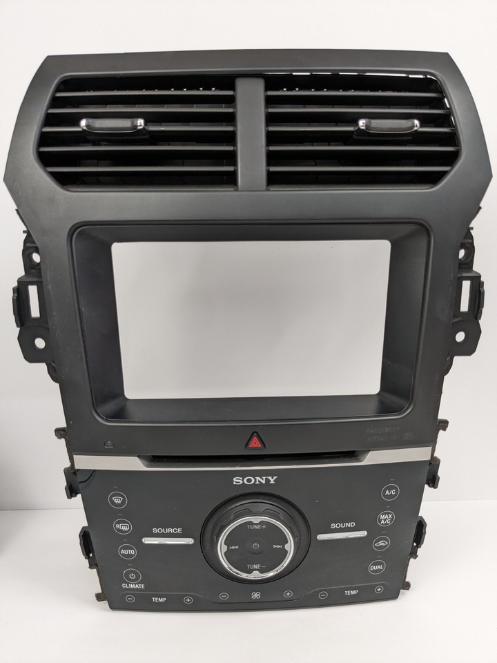2011 - 2015 Ford Explorer OEM Sony 8" Radio Climate Control Panel GET ...