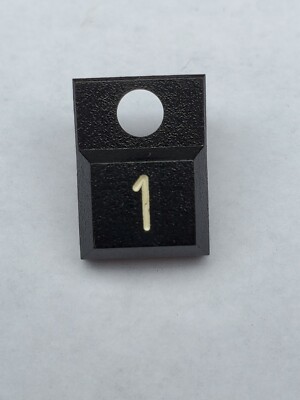 ITT Schadow Black Switch Cap with LED hole vertical #1 (Qty 3) | eBay