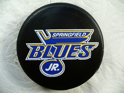 NAHL Springfield Jr Blues Vintage Logo Official Game Hockey Puck ...