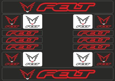 Decals, Stickers - Felt Decal - Nelo's Cycles