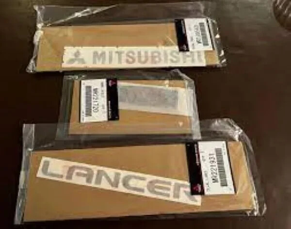 MITSUBISHI Genuine OEM LANCER EVOLUTION EVO3 CE9A Rear Emblem Decal 3 ...