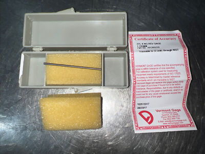 Vermont Gage STL X NG REV GAGE 1.705 MM Nos Surplus | eBay